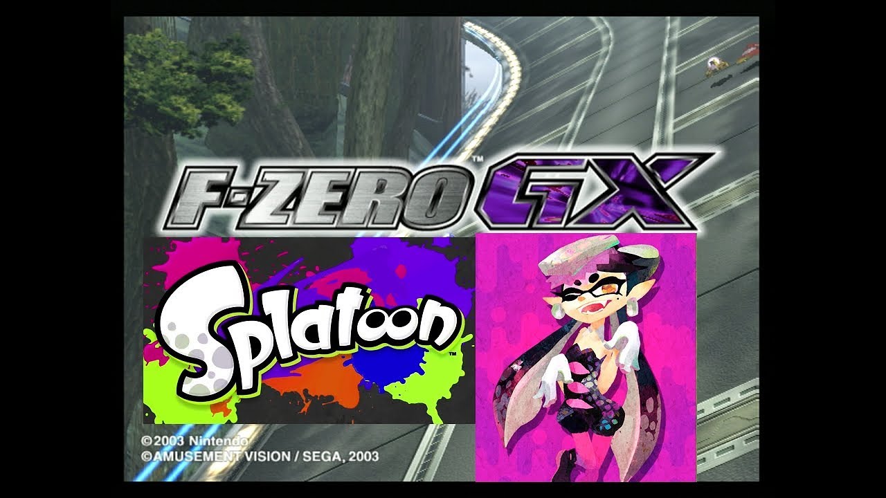 F-Zero GX with Splatoon Music: AX Cup - YouTube