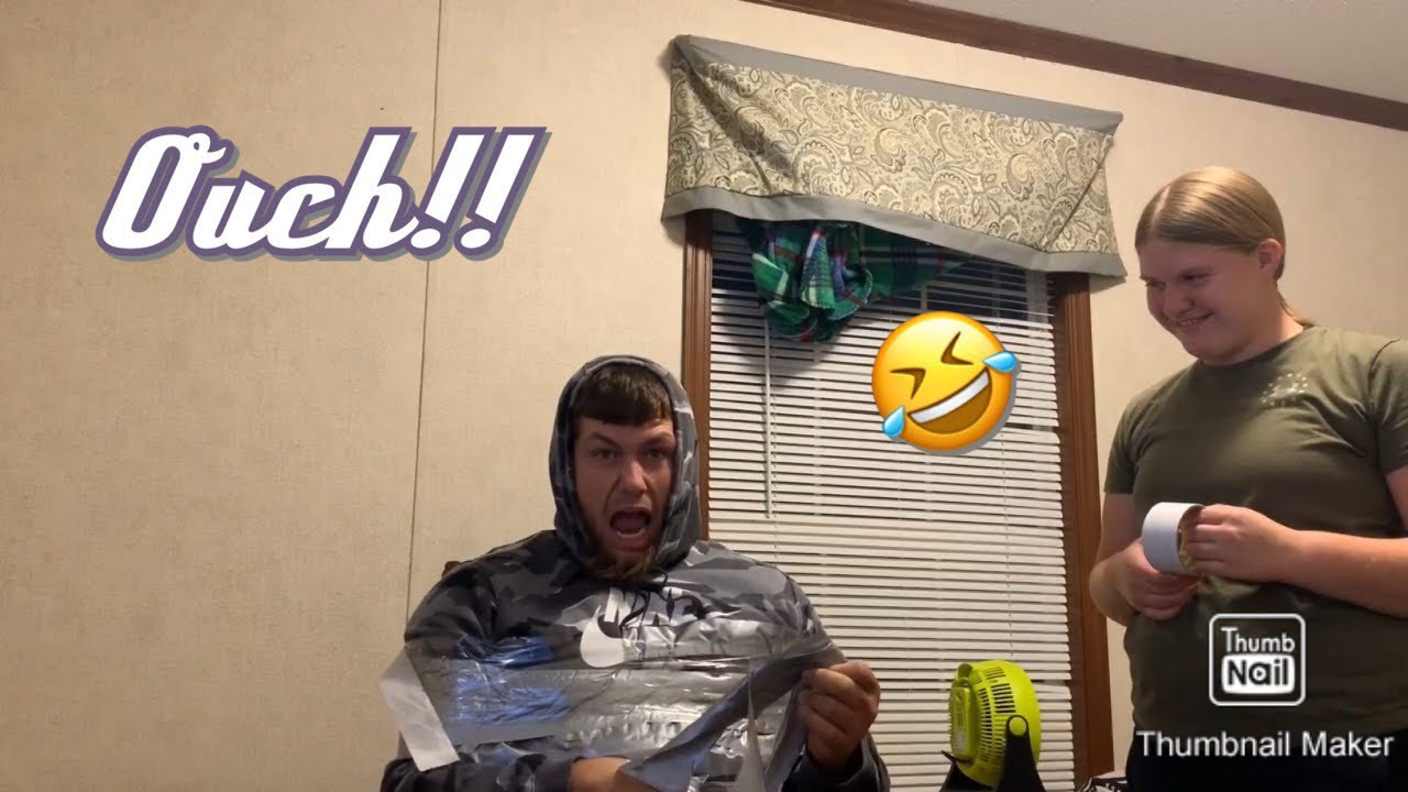 Duck tape challenge (part 1) - YouTube