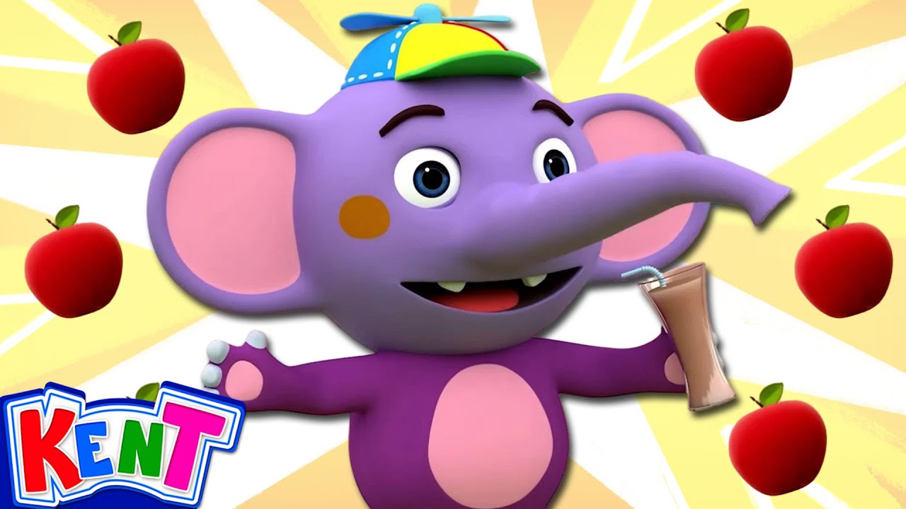 Kent Loves Apple Smoothie 🍎🥤| Nursery Rhymes and Kids Songs | Kent The ...