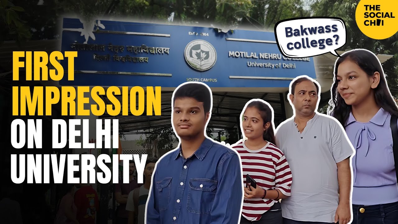 First Impression Of Delhi University!!! - YouTube