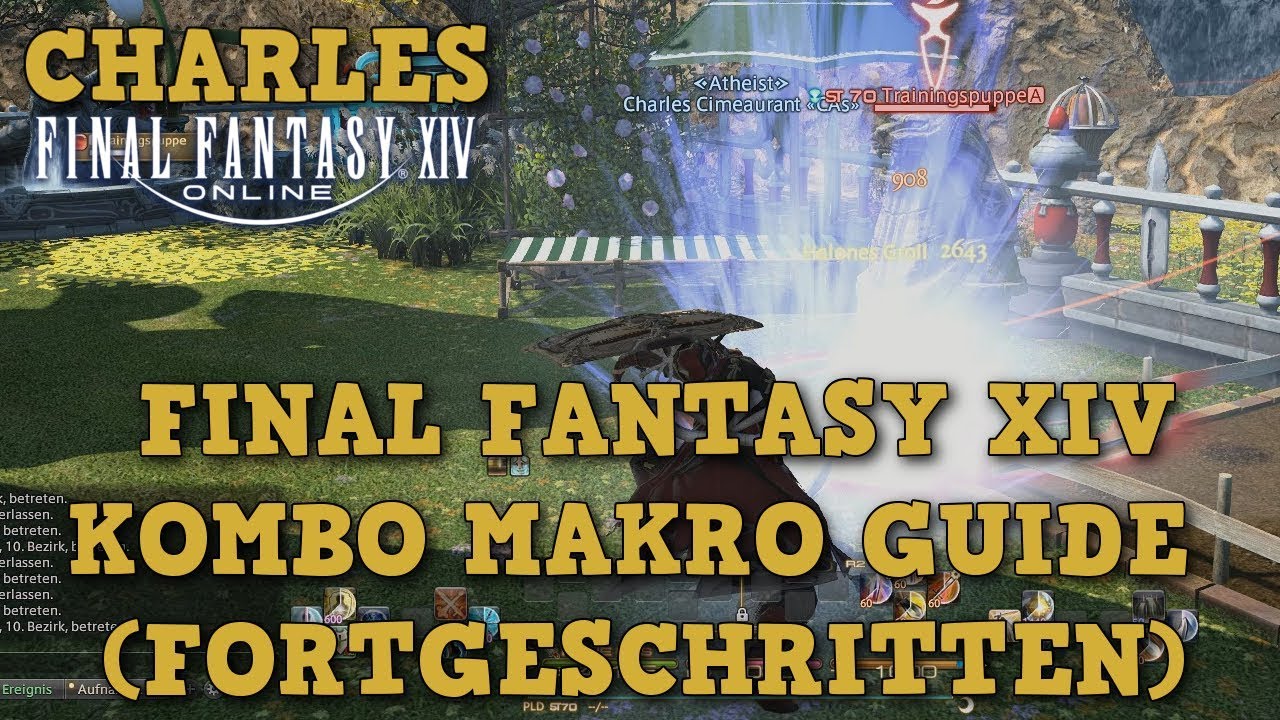 FFXIV - Kombo-Makro Kontroller / zb: Aggro- und Damage-Rota (Switch ...