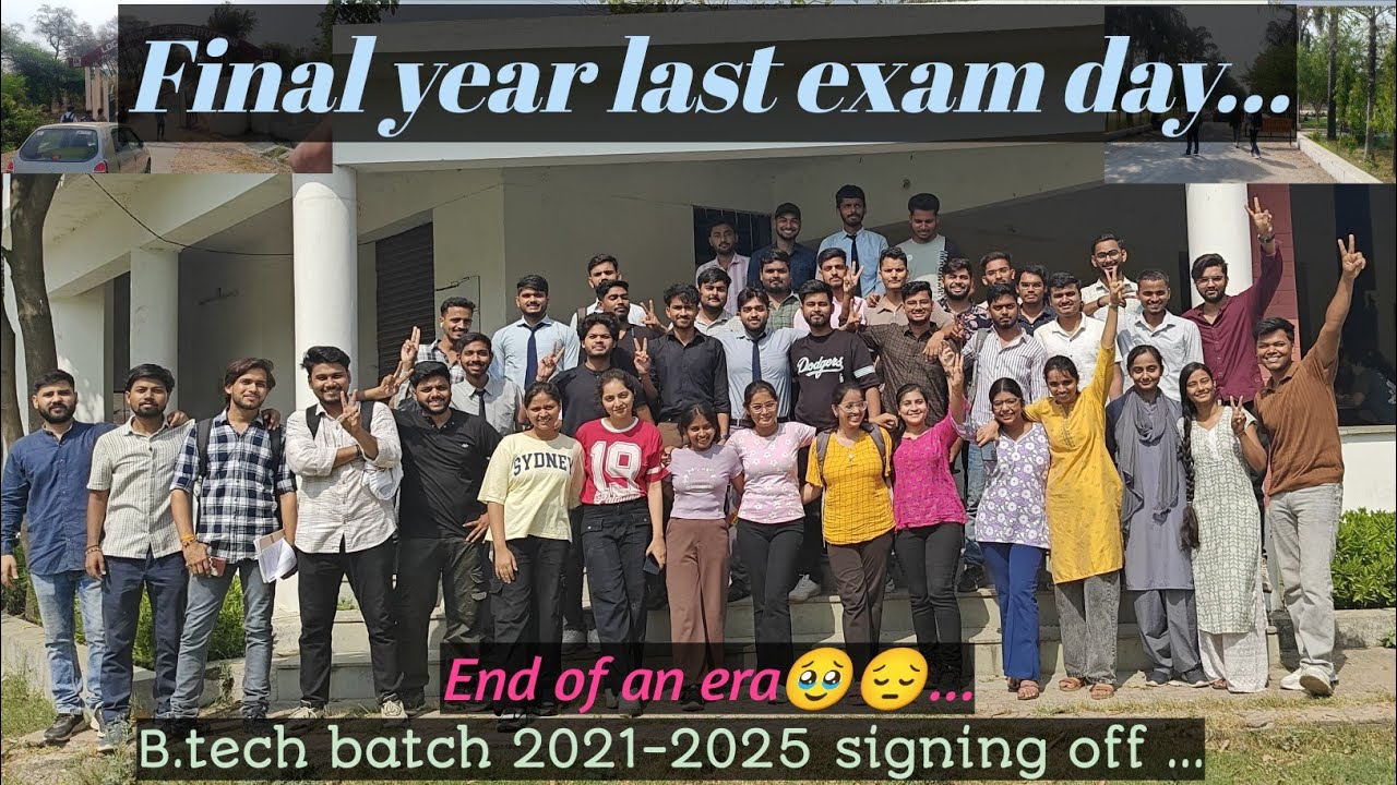 Final year last exam day...| Vlog-19 | B.tech batch 2021-2025 signing off... | Iert college ...