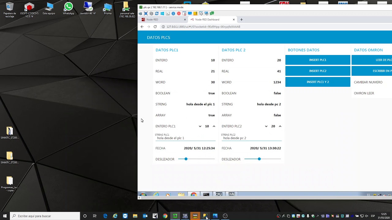 INTRODUCIR DATOS A SQL DE DOS PLC SIEMENS Y UN OMRON - YouTube