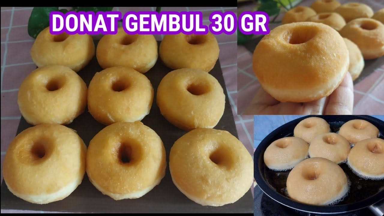 Resep Donat Gembul Pake susu kental manis || resep buat pemula pasti ...