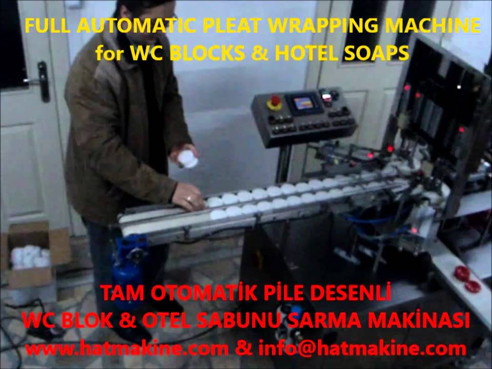 FULL AUTOMATIC PLEAT WRAPPING MACHINE - YouTube