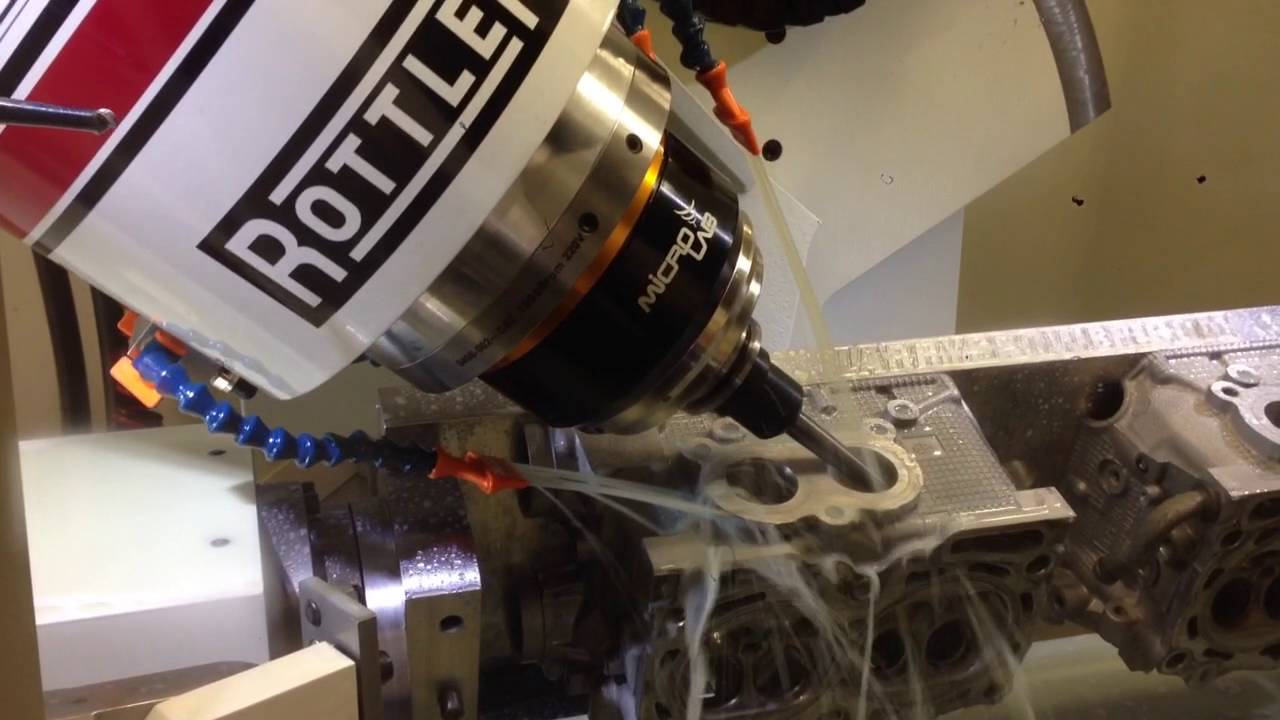 Rottler P69AHD 5 axis CNC - YouTube