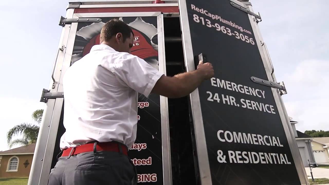 Service You Deserve | Red Cap Plumbing - YouTube