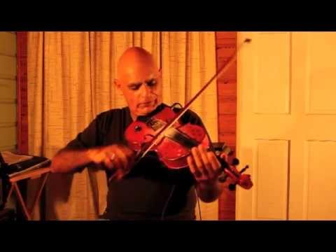 Mike Calzone plays original bluegrass fiddle: Down The Bamboo - YouTube