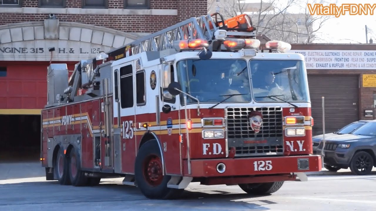 [Everybody Goes!] FDNY Engine 315 Ladder 125 Respond to Box 6593 in ...