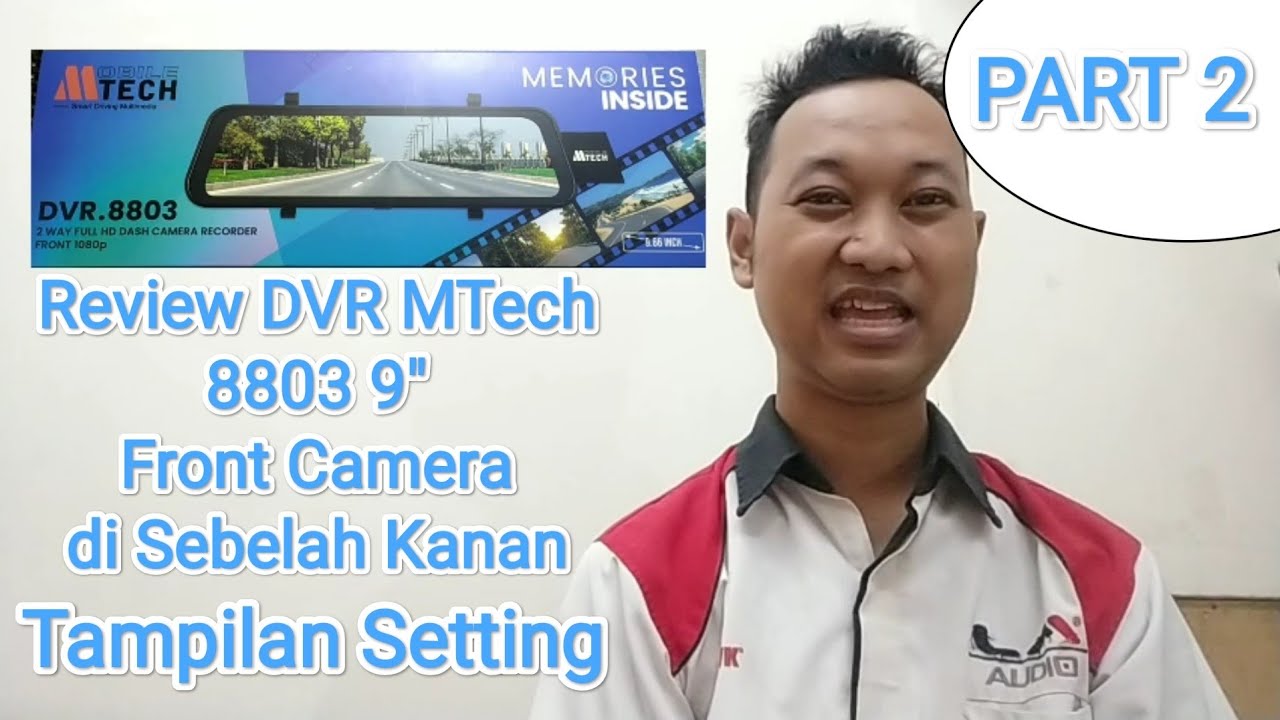 Review DVR MTech 8803 9" Part 2 - YouTube