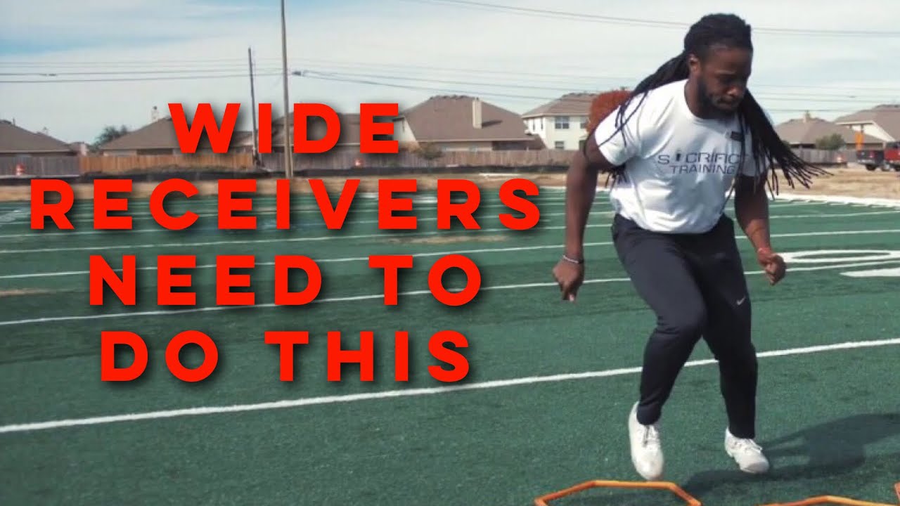 Footwork Friday | Wr drill (foot placement and getting skinny) - YouTube
