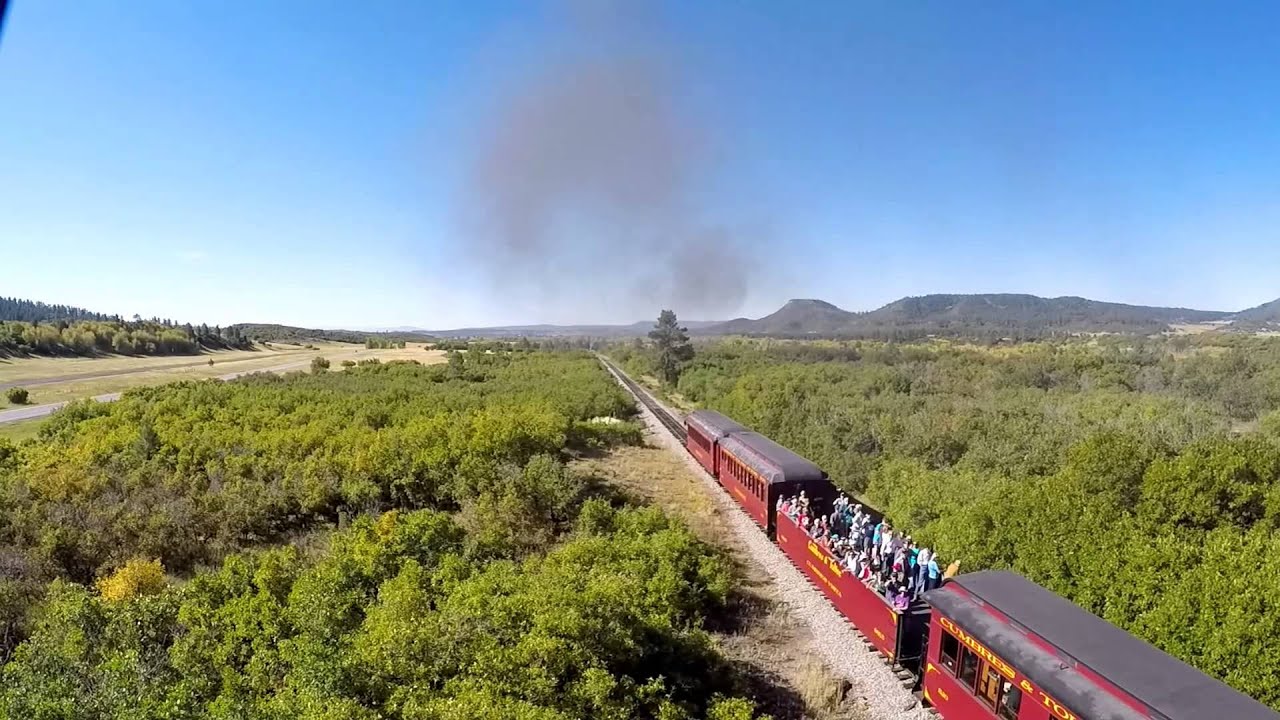 C&TSRR = Aerial = 487 Eastbound - YouTube