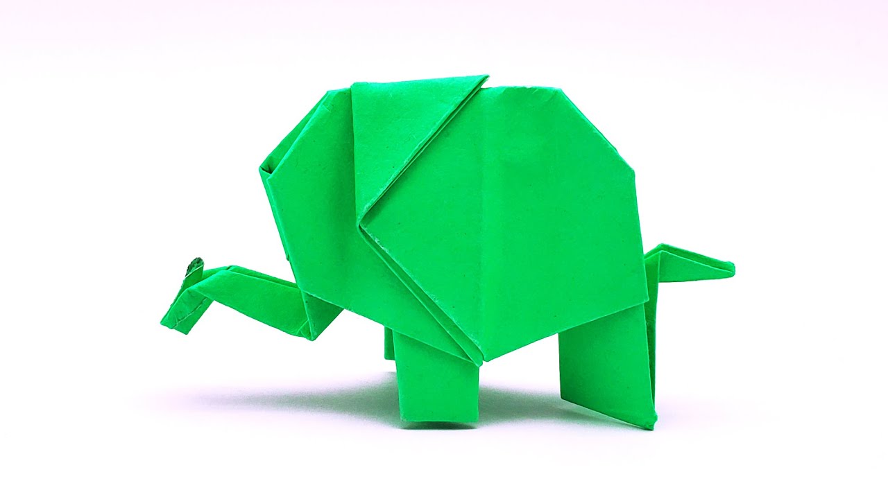 How to Make a Simple Paper Elephant | Easy Paper Elephant Making ...