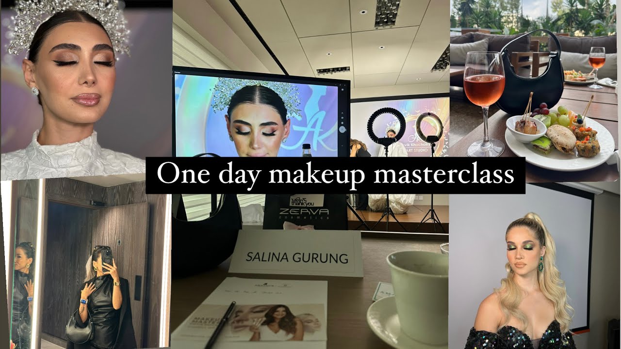 Attending one day makeup masterclass 💄 - YouTube