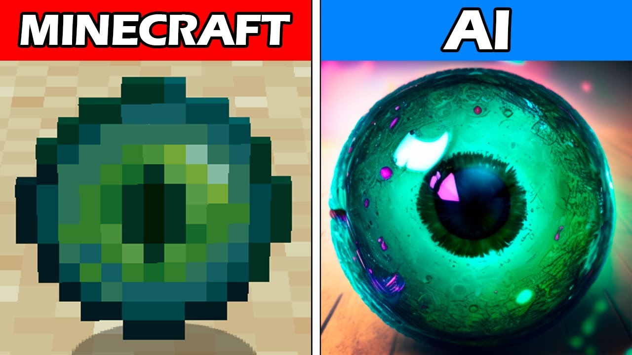Minecraft vs AI / Realistic Minecraft / Minecraft AI Generated - YouTube