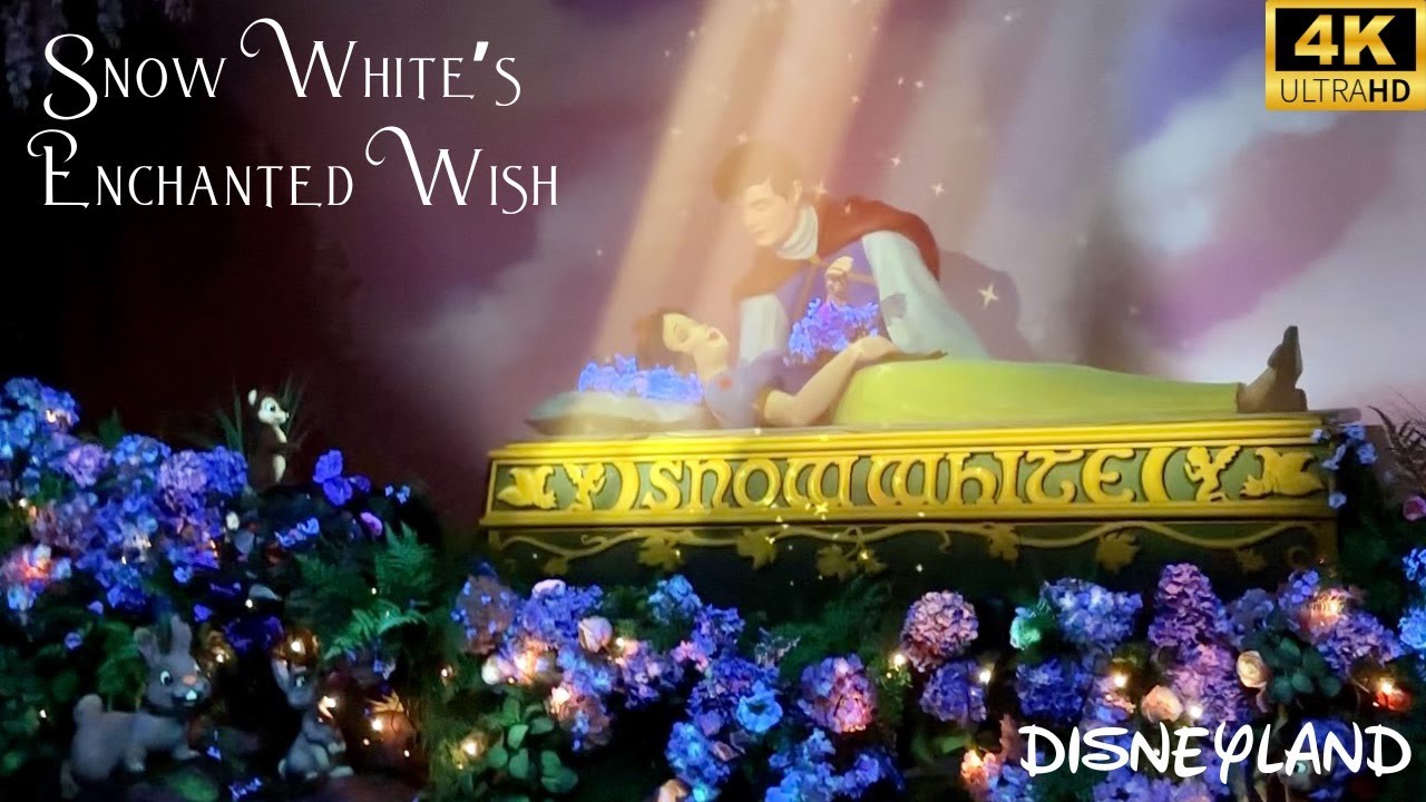 Snow White's Enchanted Wish at Disneyland | Full ride - YouTube