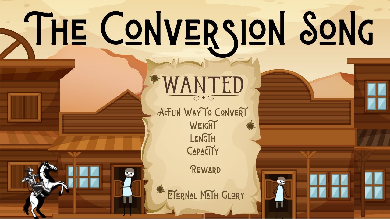 Converting Customary Units Song - YouTube