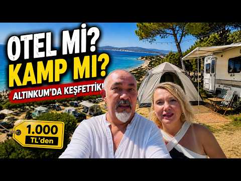 OTEL Mİ KAMP MI? 🤔 ALTINKUM'DA GİZLİ KALMIŞ KAMP ALANINI GEZDİK!