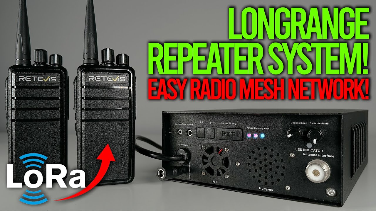 This Private Lo-Ra Mesh Long Range Repeater System Is Awesome! - YouTube