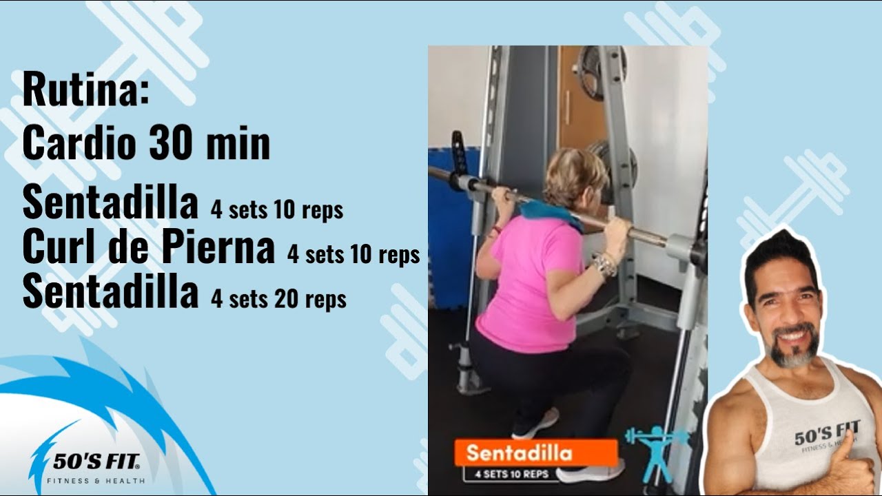 ENTRENAMIENTO DE PIERNA enfocado a personas de la 3ra edad - YouTube