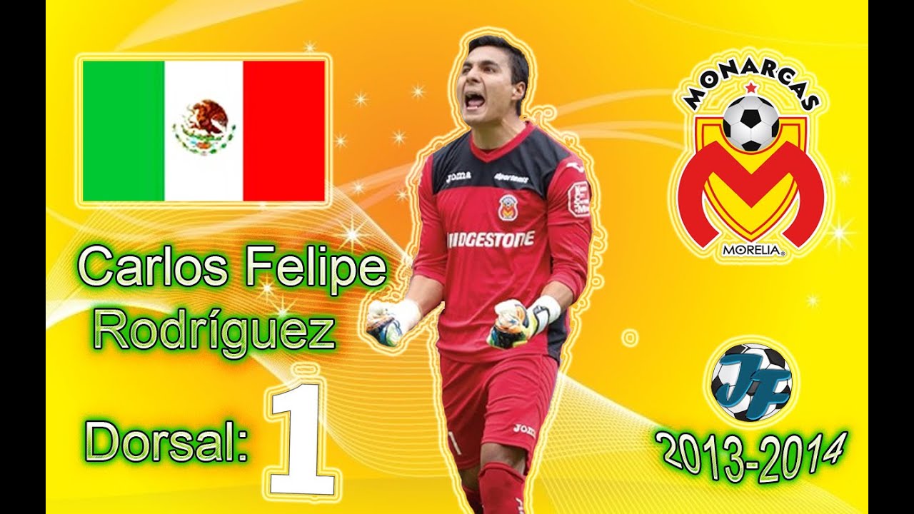 Carlos Felipe Rodríguez | Atajadas | Monarcas Morelia (HD) - YouTube