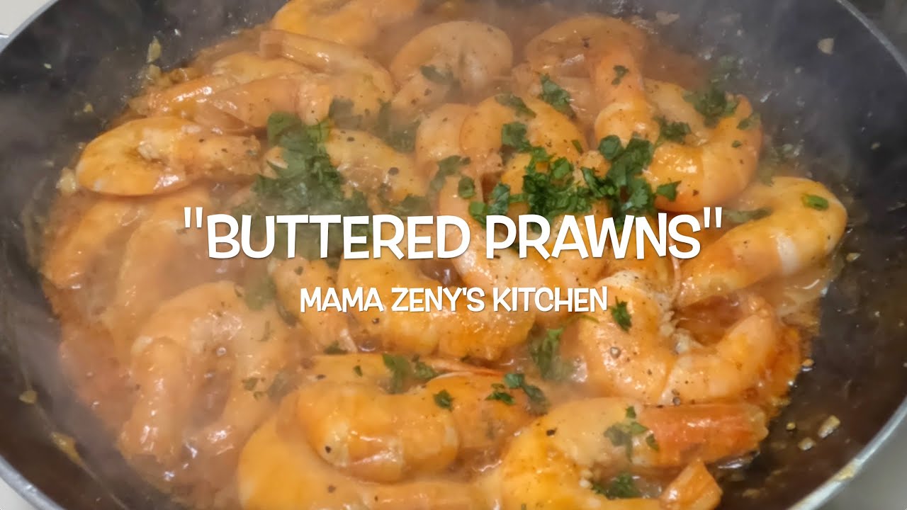 BUTTERED PRAWNS - The Quick and Easy Way! 🤗 - YouTube