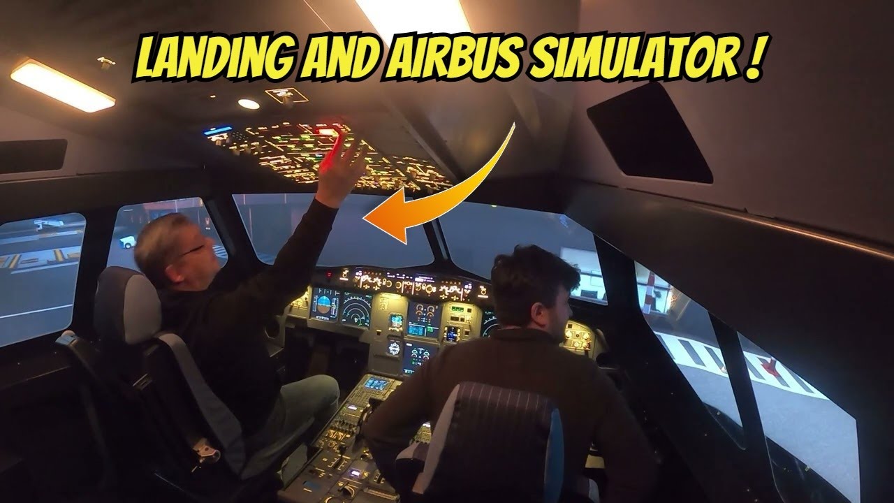 Airbus A320 Simulator Landing - Did I Crash? - YouTube