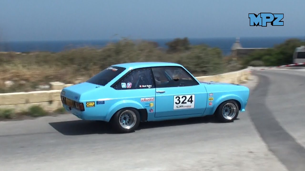 FORD ESCORT of Noel Galea at Hillclimb Kalkara - Malta - YouTube