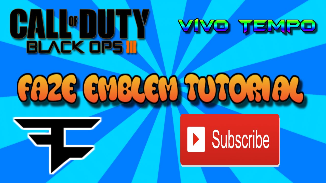 FaZe Clan Logo Emblem Tutorial: COD Black Ops 3 Emblem Tutorial! FaZe ...