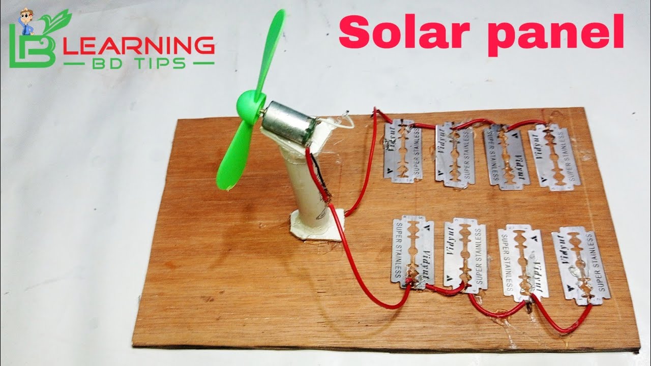 How To Make Solar Panel At Home Using Blades Solar Cell At Home how-to-make-solar-panel-at-home-using-blades-solar-cell-at-home