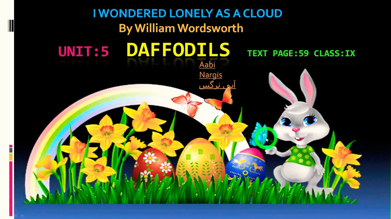daffodils-summary-by-william-wordsworth-unit-5-class-9th-youtube