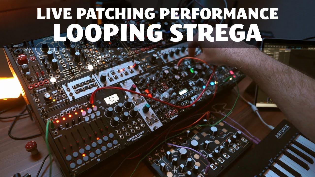 Live Patching Performance Looping with Strega || Mimeophon | Morphagene | Arbhar | Lubadh - YouTube