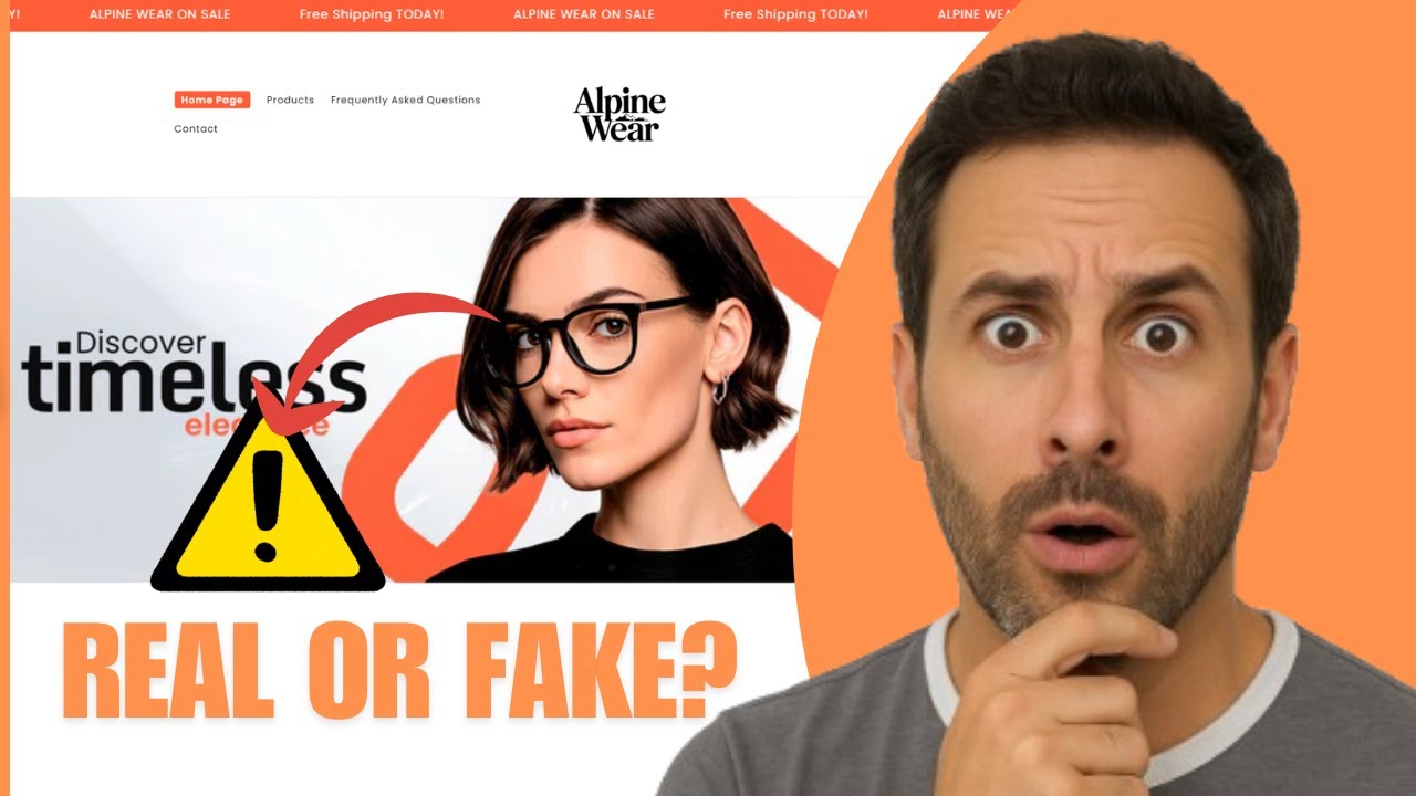 Alpine Wear Glasses Review | Real Or Fake Eyewear Store? - YouTube