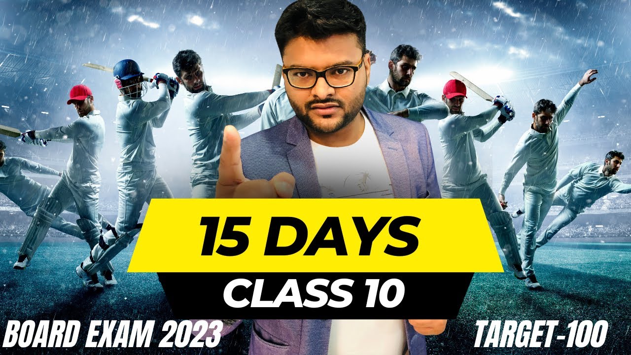 15 Days Challenge To Score 100 In Maths I Class 10 I Perfect Planning 15 Days Challenge To Score 100 In Maths I Class 10 I Perfect Planning