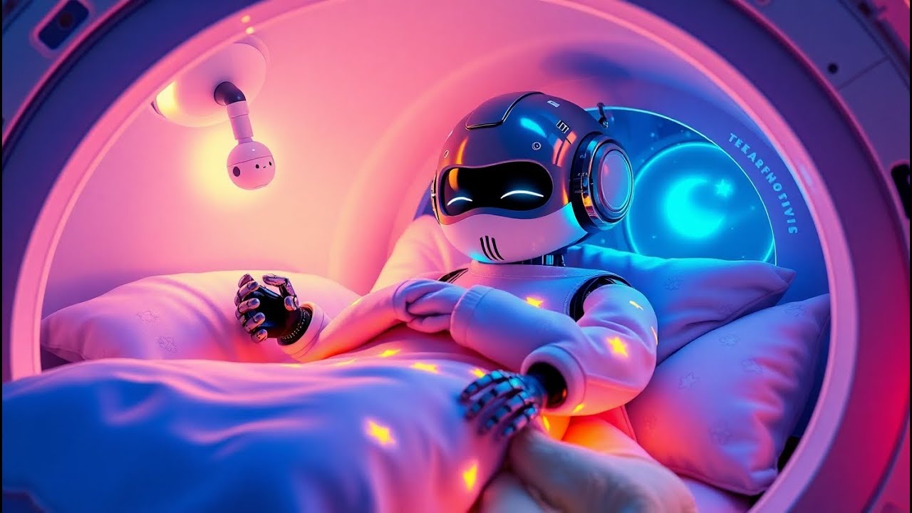 Little Robot’s Bedtime Mission | Sleepytime Song | Calming Bedtime ...