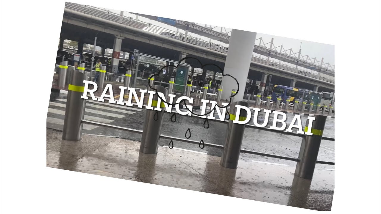 Raining in dubai - YouTube