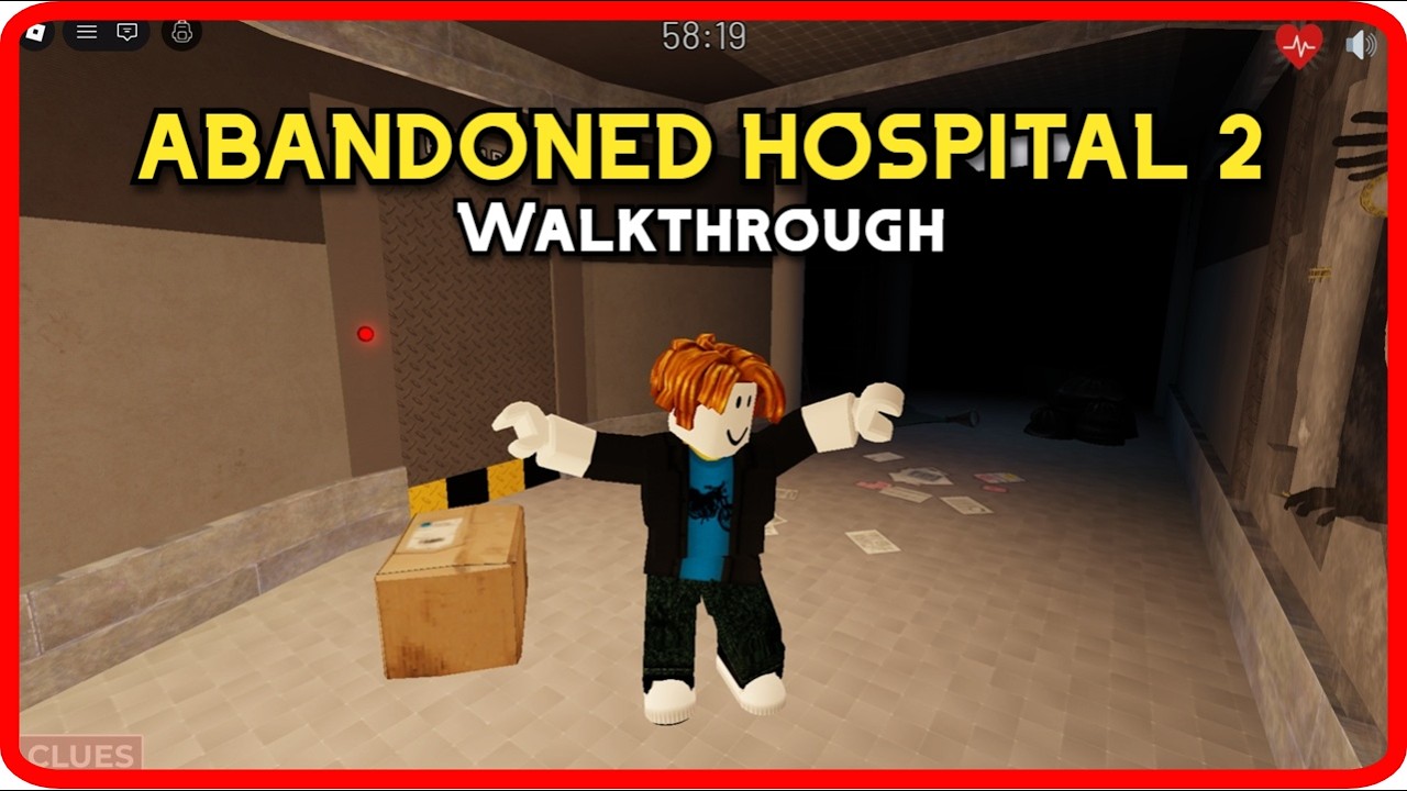 Roblox ANOMALY: ESCAPE ROOM ABANDONED HOSPITAL 2 Walkthrough - YouTube