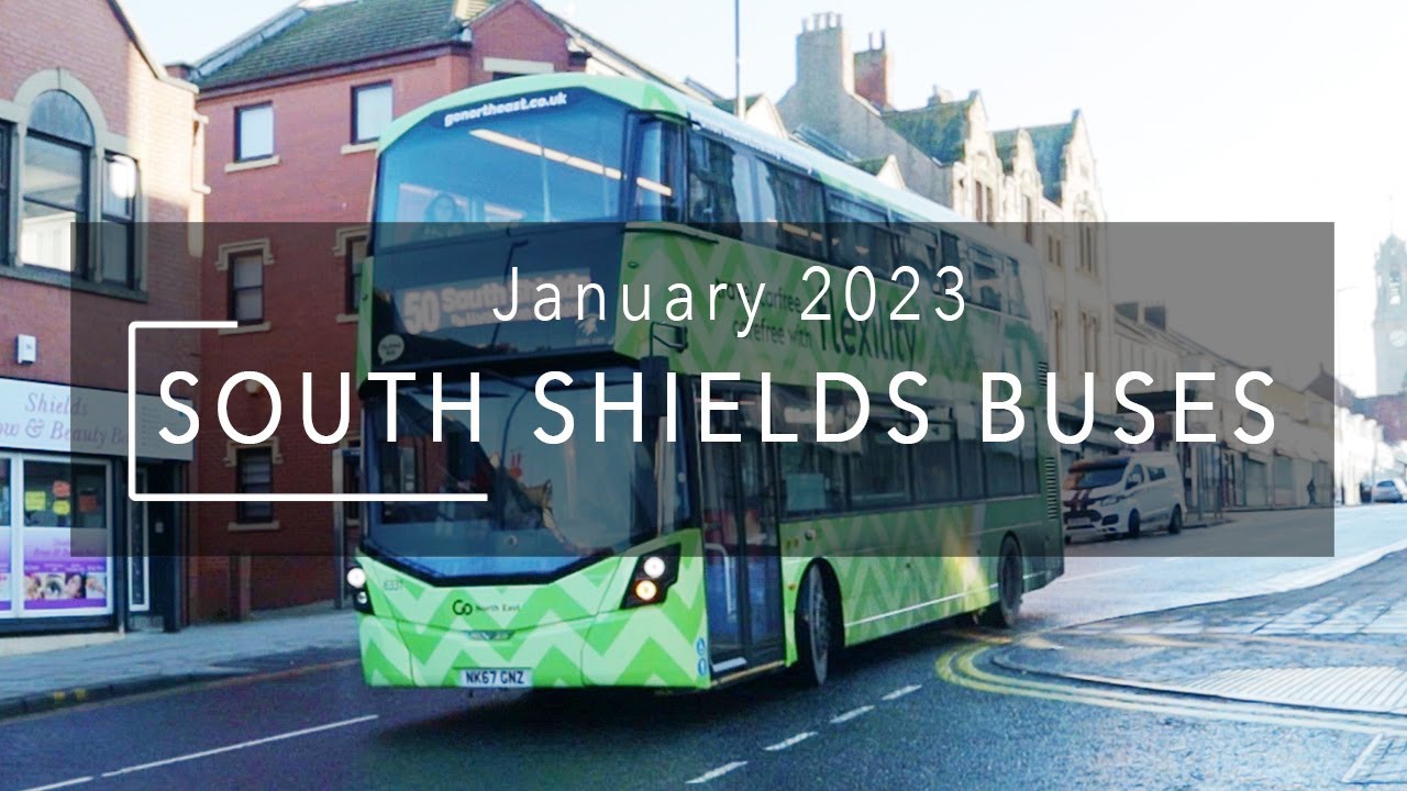 Buses in South Shields January 2023 - Stagecoach, Go North East - YouTube