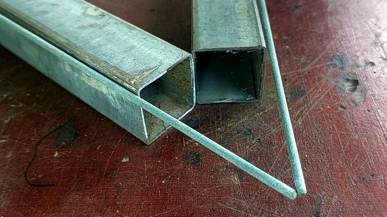 Few people know, the welder's new trick is cutting a 60 degree square ...