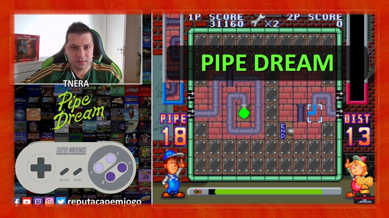 PIPE DREAM (SNES) - Primeiros Minutos - YouTube