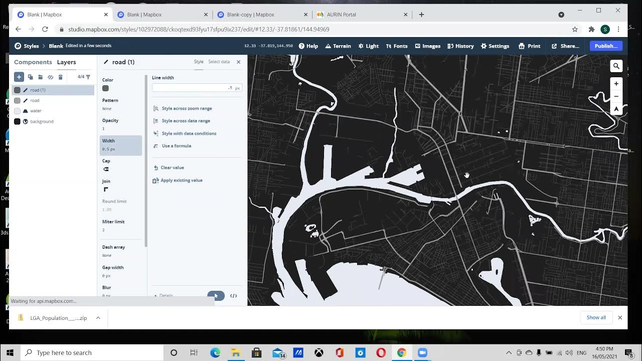 9. Styling a Map and Visualising Datasets in Mapbox - YouTube