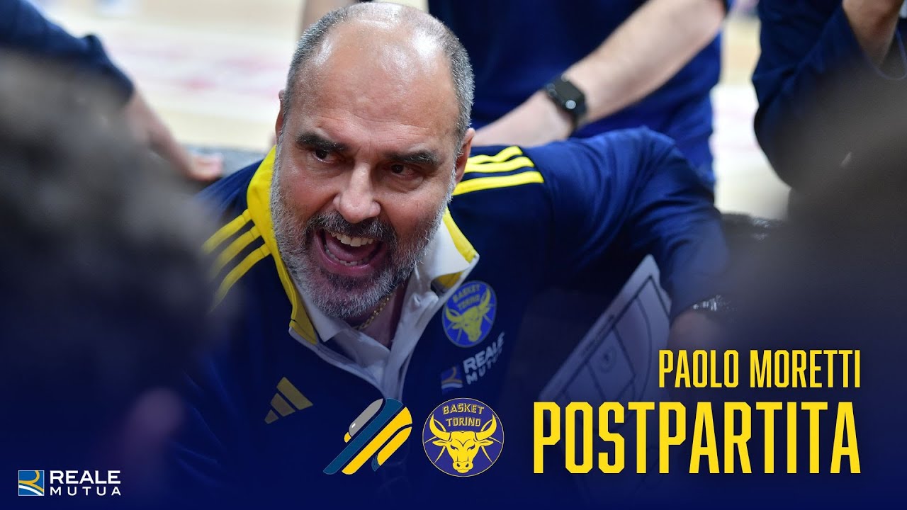 Conferenza Postpartita: Coach Paolo Moretti (Cividale-Torino 54-56 ...