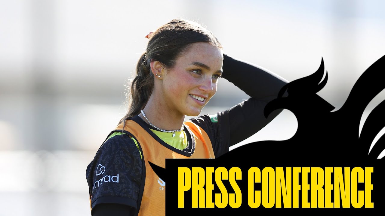 Press Conference - Macey Fraser speaks to media after scoring a rocket ...