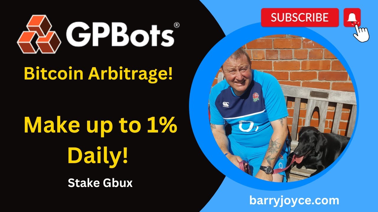 GPBots Bitcoin Arbitrage! Stake Gbux! Earn Up To 1% Daily - YouTube