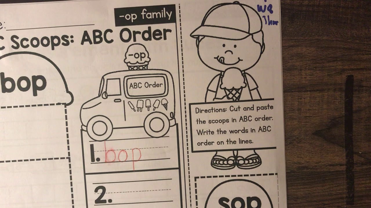 CVC Scoops: ABC Order - YouTube