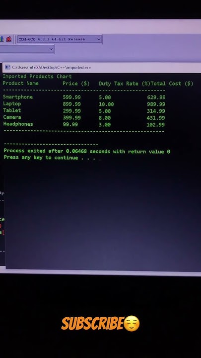 duty tax IDE dev c++ #devcpp - YouTube