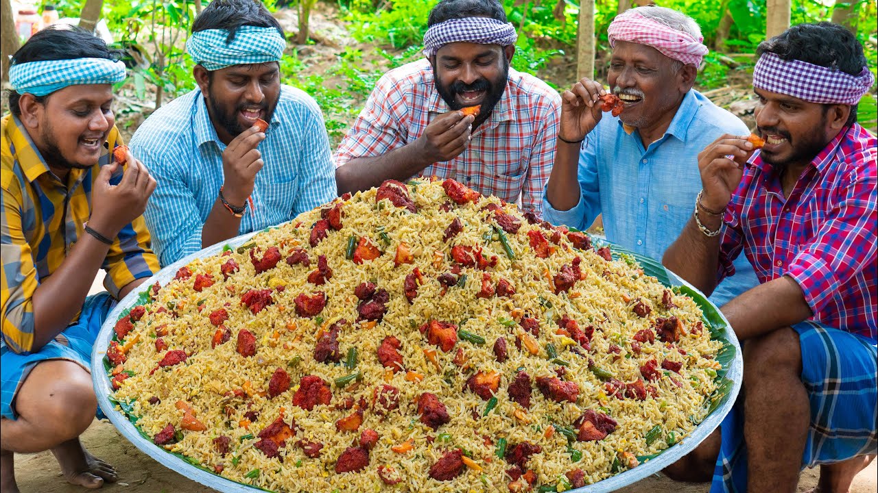 Chicken Fried Rice Restaurant style l Chicken Fried Rice Recipe in ...