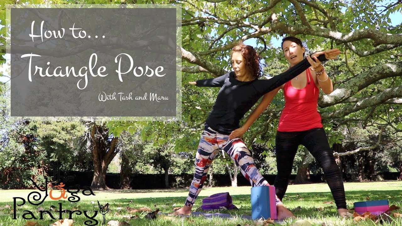 How To... Triangle Pose - YouTube