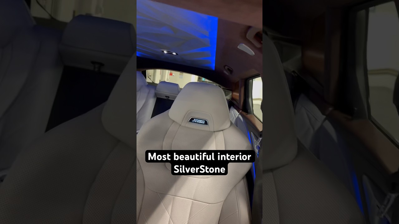 BMW XM SilverStone interior #BMWXM - YouTube