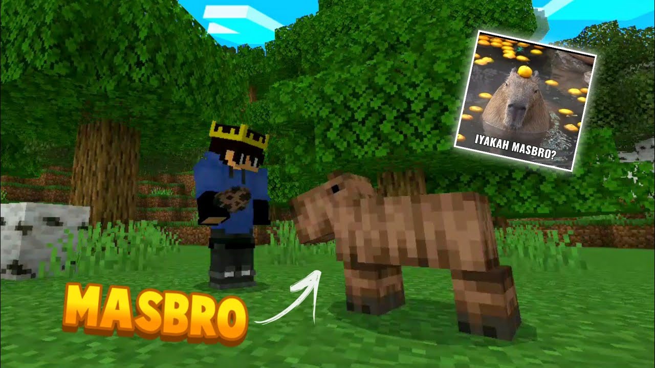 Review texture pack masbro/capybara di minecraft 1.19+ - YouTube
